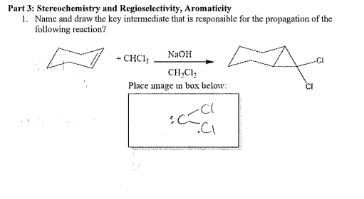 Solved Part 3: Stereochemistry and Regioselectivity, | Chegg.com