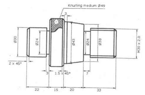 Solved a cylindrical workpiece that has been machined using | Chegg.com