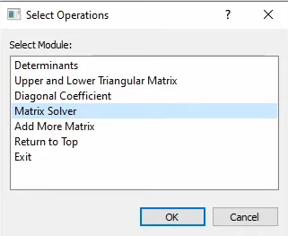 Solved Matrix Calculator Hello, In using inputdlg and | Chegg.com