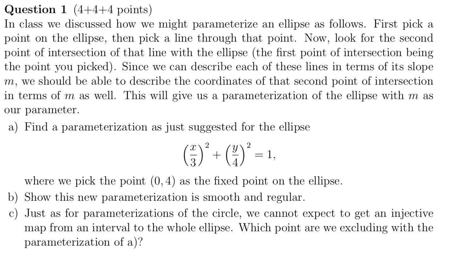 Solved Question 1 (4+4+4 points) In class we discussed how | Chegg.com