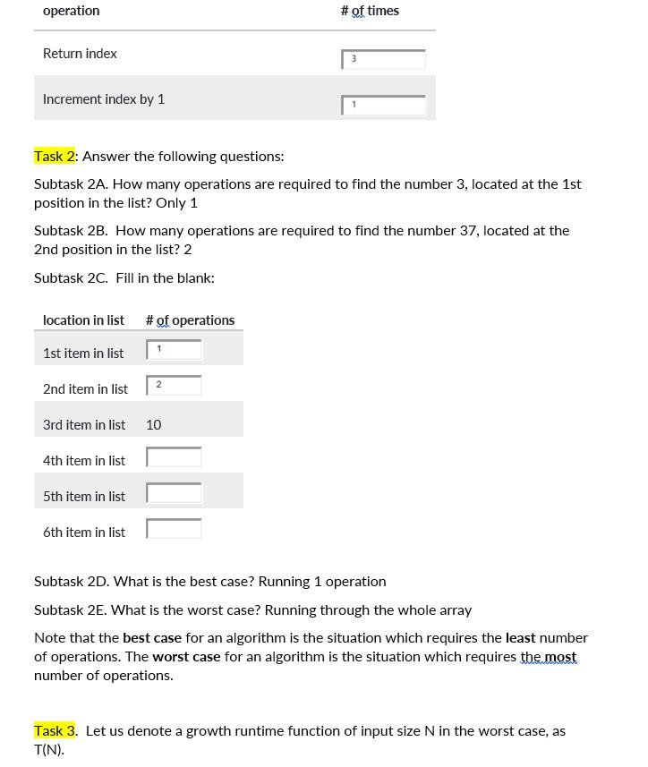 Solved Measuring an algorithm's efficiency A good algorithm | Chegg.com