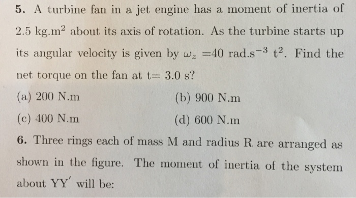 Solved 7. The moment of inertia of HCI molecule about an | Chegg.com