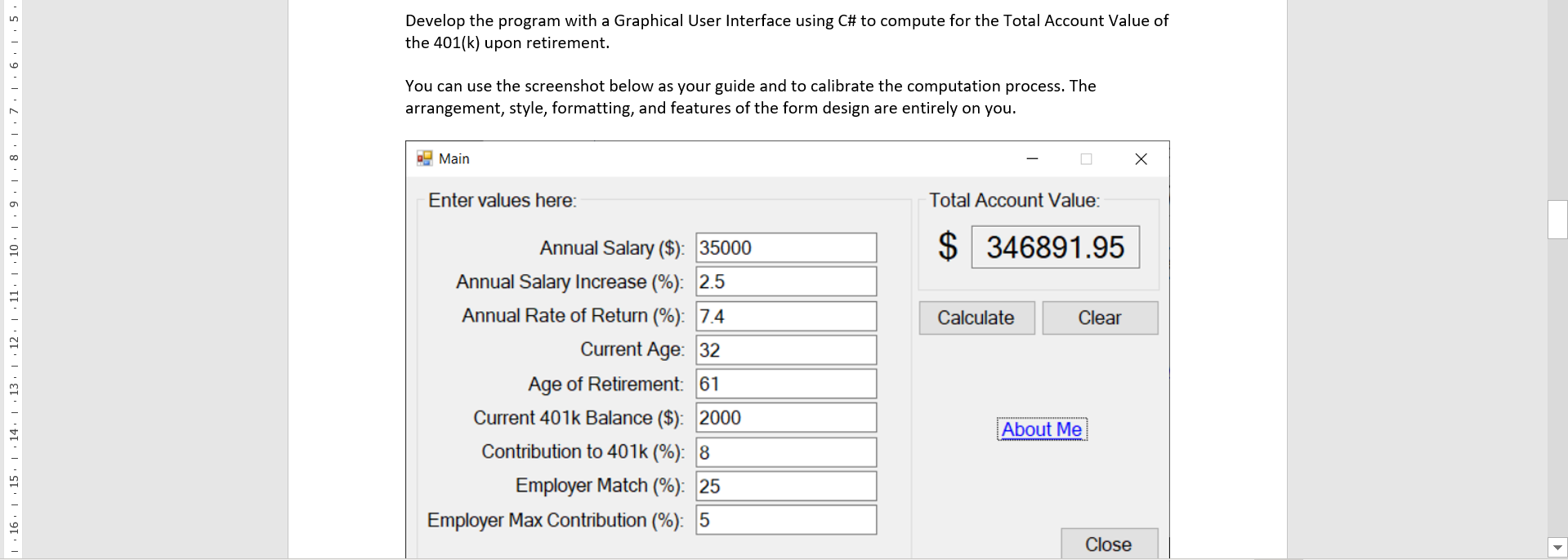 C# Codes in Visual Studio Community 2019, | Chegg.com