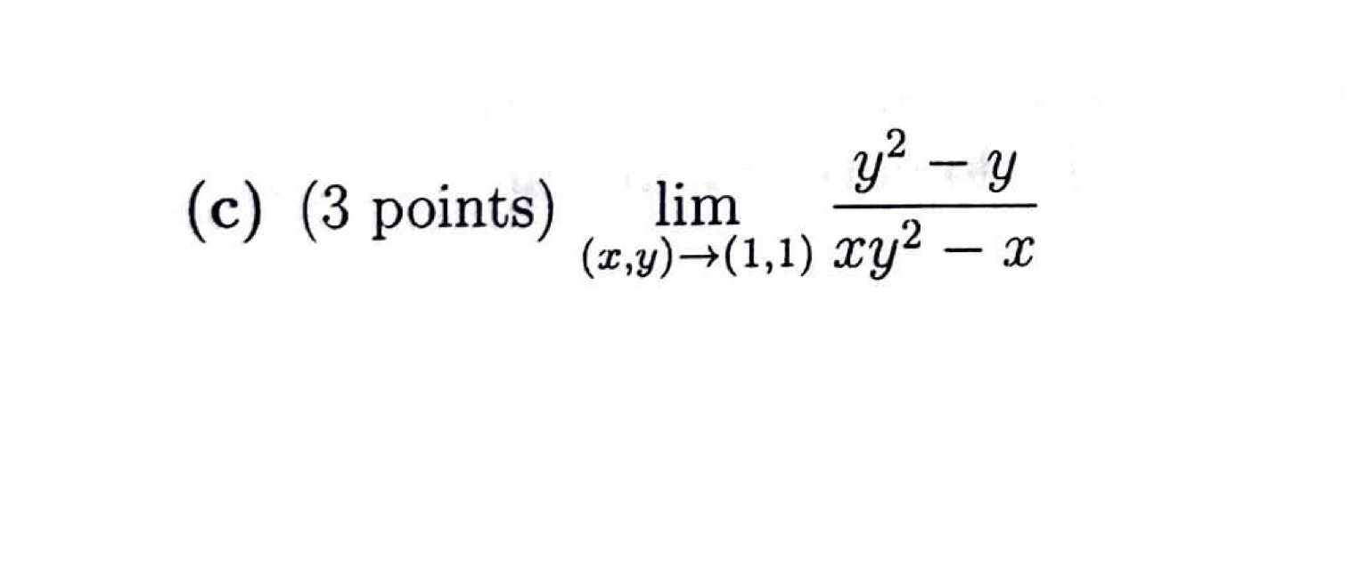 Solved For each of the following limits, use algebra | Chegg.com
