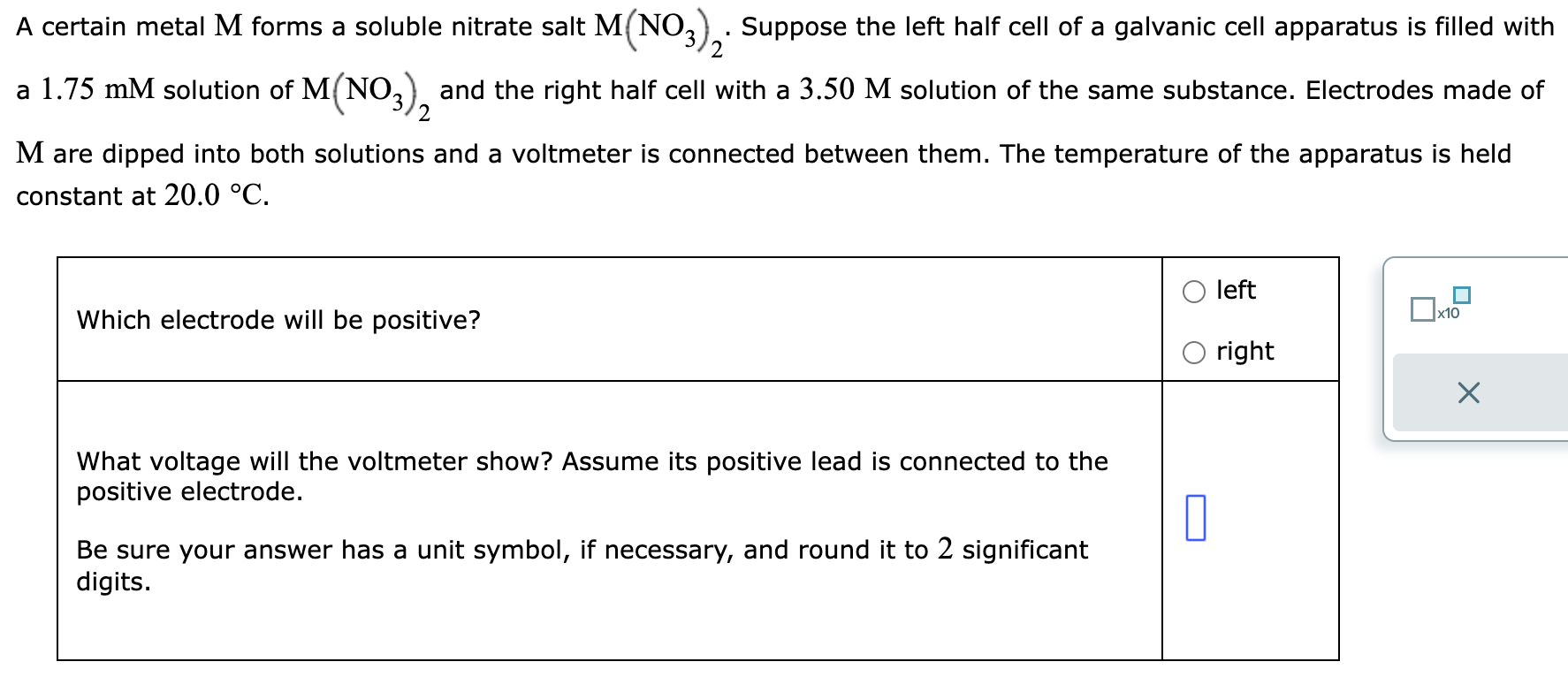 Solved A certain metal M forms a soluble nitrate salt | Chegg.com
