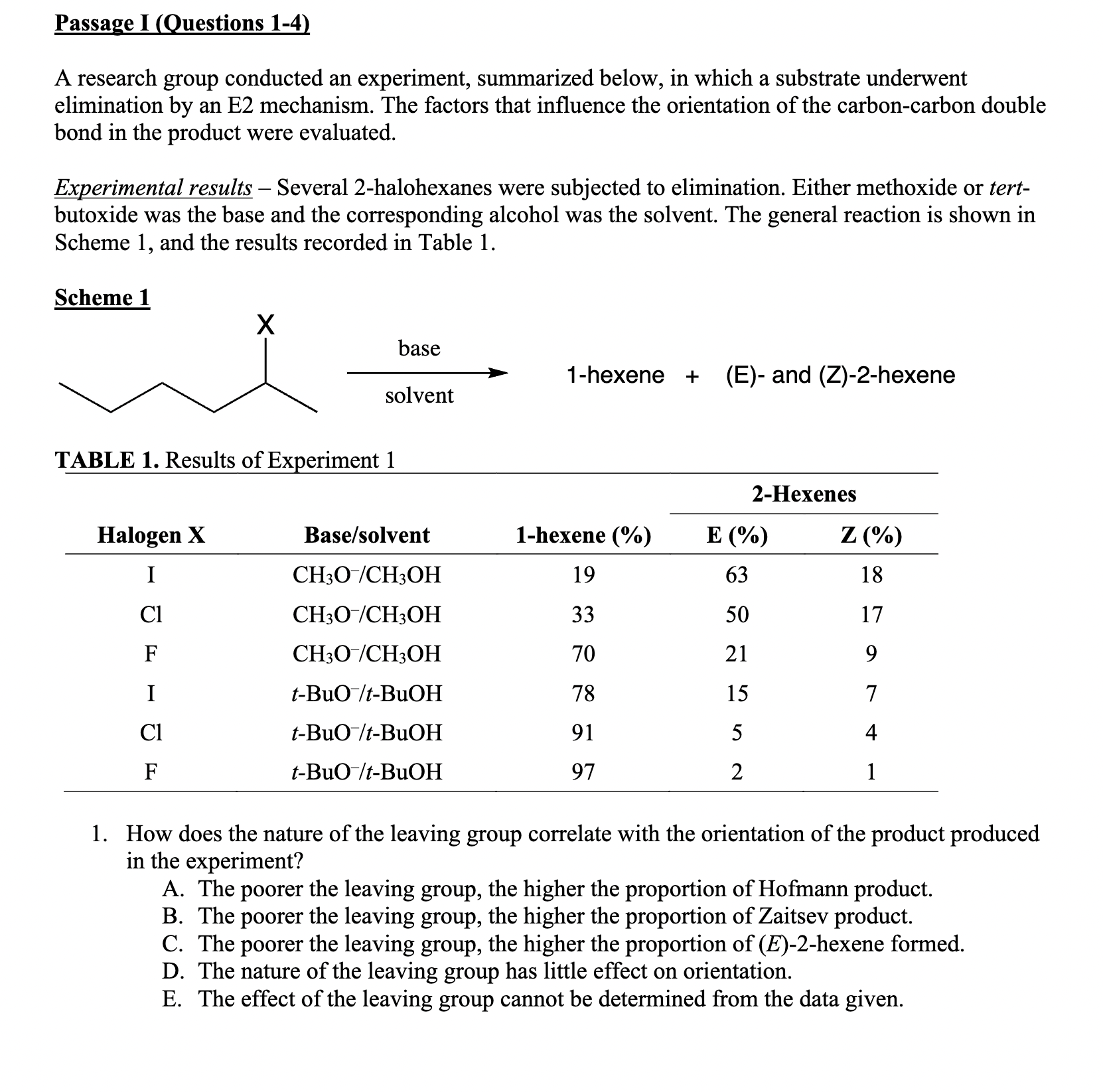 Solved A research group conducted an experiment, summarized | Chegg.com