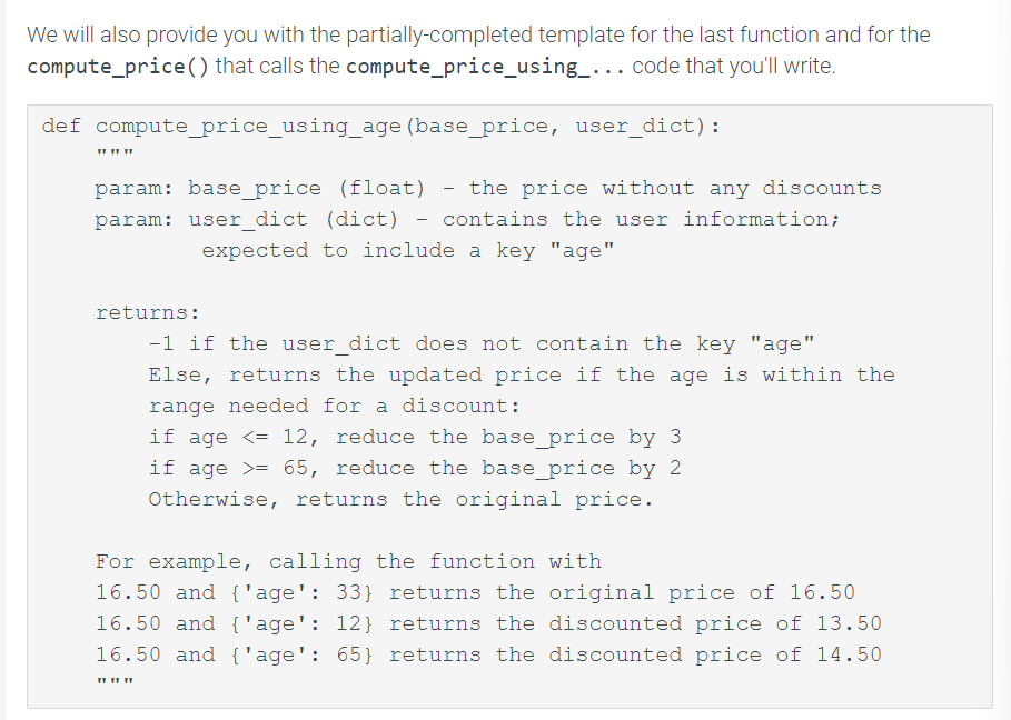 Solved We will also provide you with the partially-completed | Chegg.com