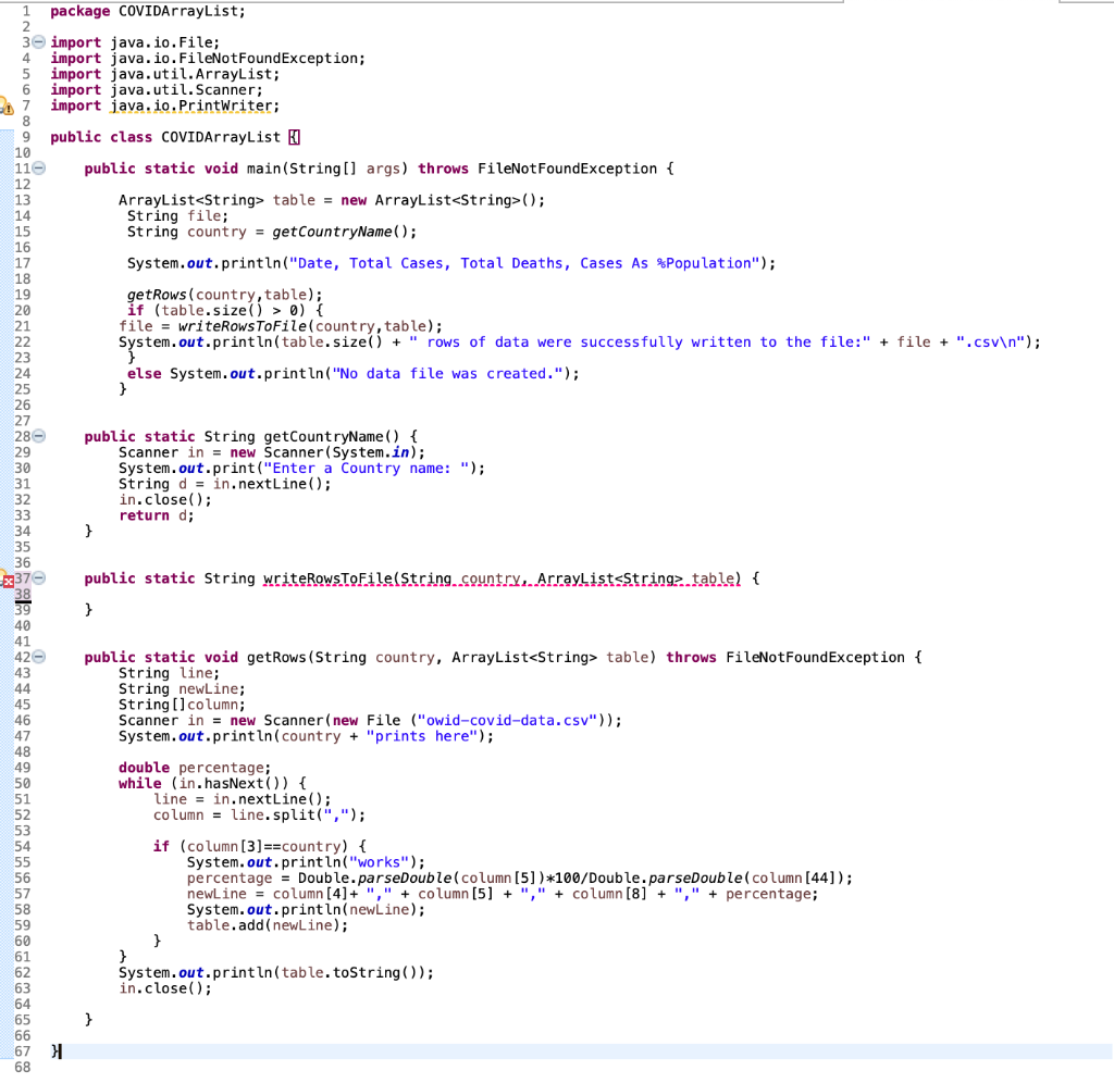 I was assigned a Java code assignment to write | Chegg.com