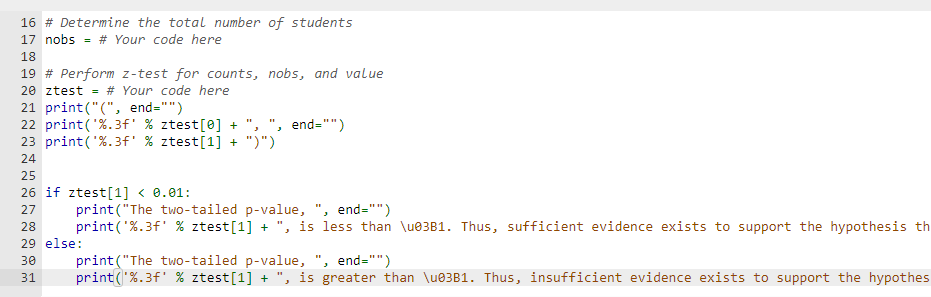 Solved 3.10 LAB: One-sample hypothesis test for population | Chegg.com
