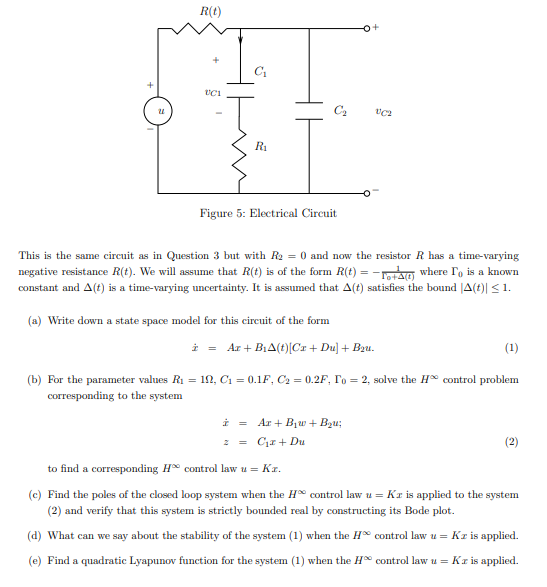 Solved This is the same circuit as in Question 3 ﻿but with | Chegg.com
