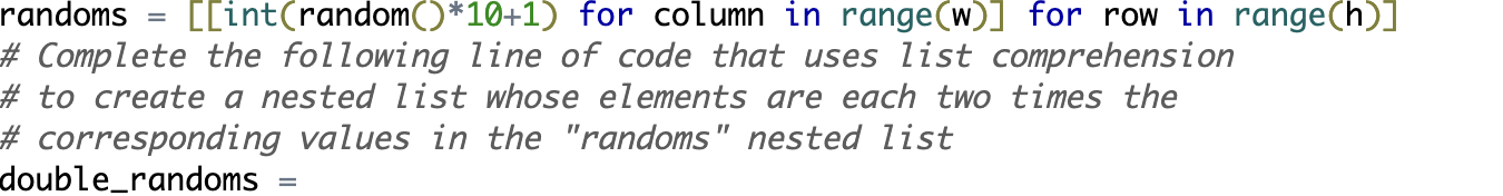 Solved Andoms Int Random ∗101 For Column In Range 