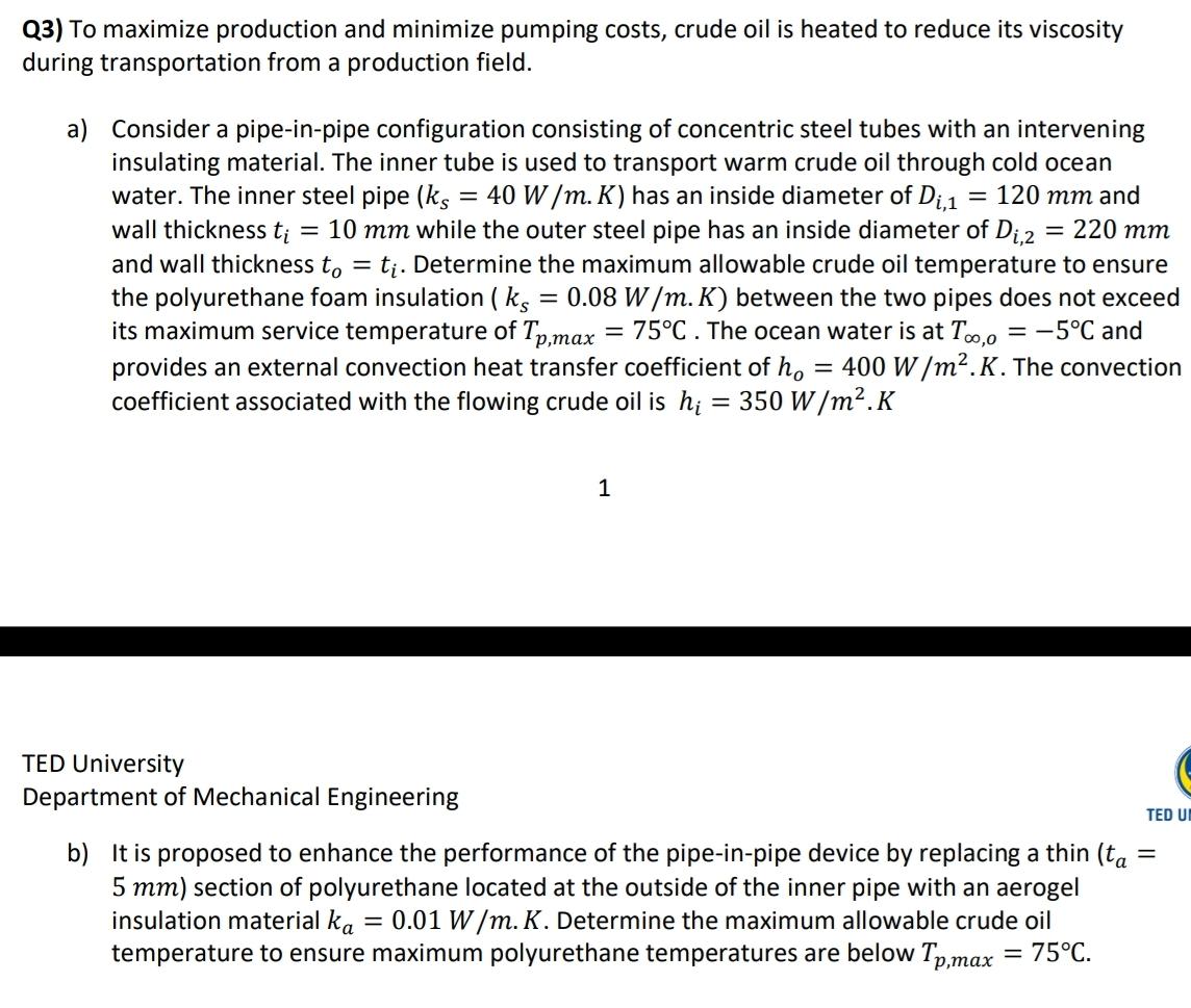 Solved Q3) To maximize production and minimize pumping | Chegg.com