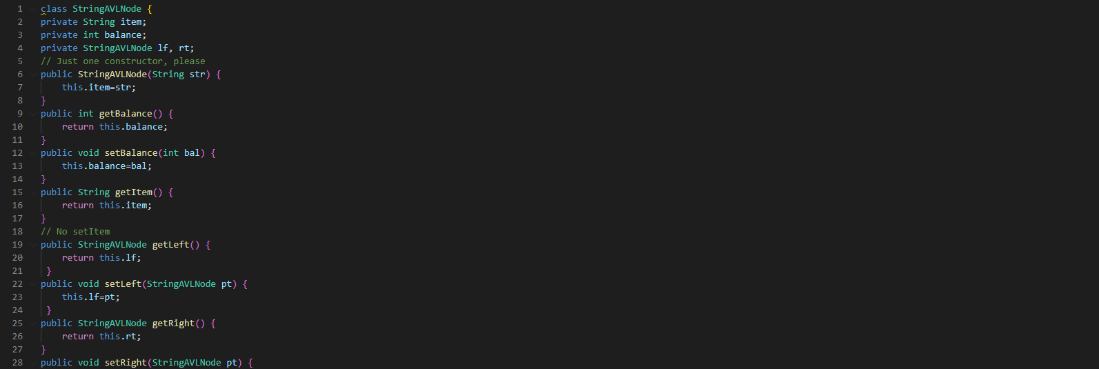 Solved Need Help creating code in java for AVL Tree. I am | Chegg.com