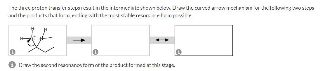 Solved The three proton transfer steps result in the | Chegg.com