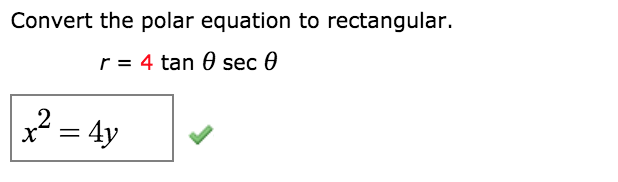 Solved Convert the polar equation to rectangular. | Chegg.com