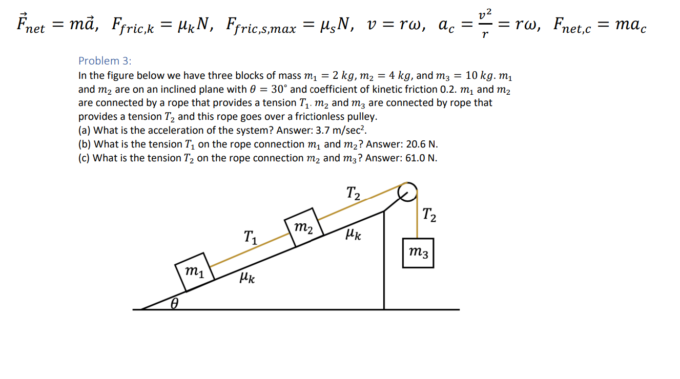 Solved Fnet=ma,Ffric, =μkN,Ffric,s, | Chegg.com