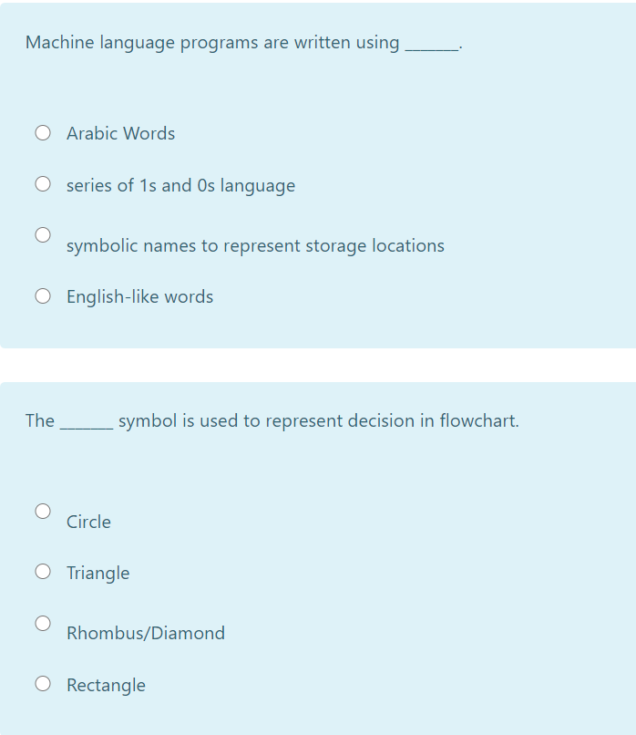 Solved Machine language programs are written using O Arabic | Chegg.com