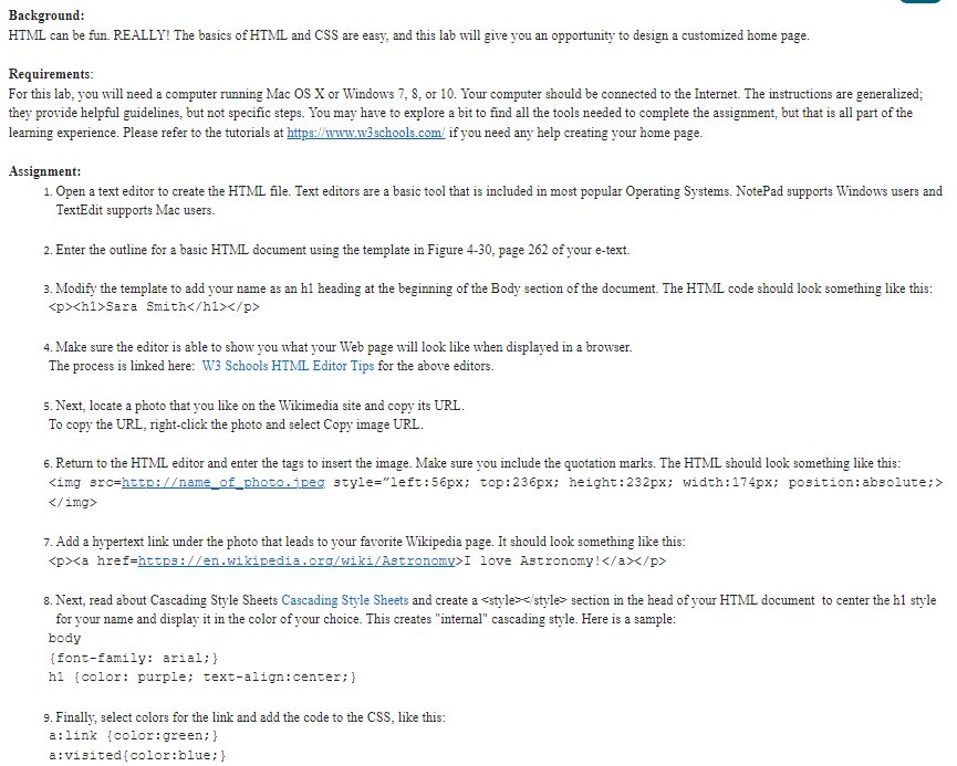 Please follow the instructions to complete the | Chegg.com