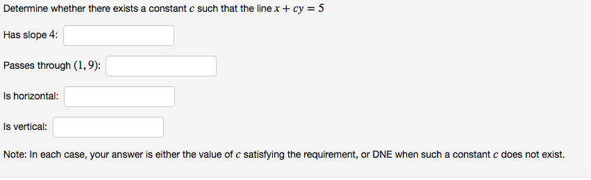 Solved Determine whether there exists a constant c such that | Chegg.com