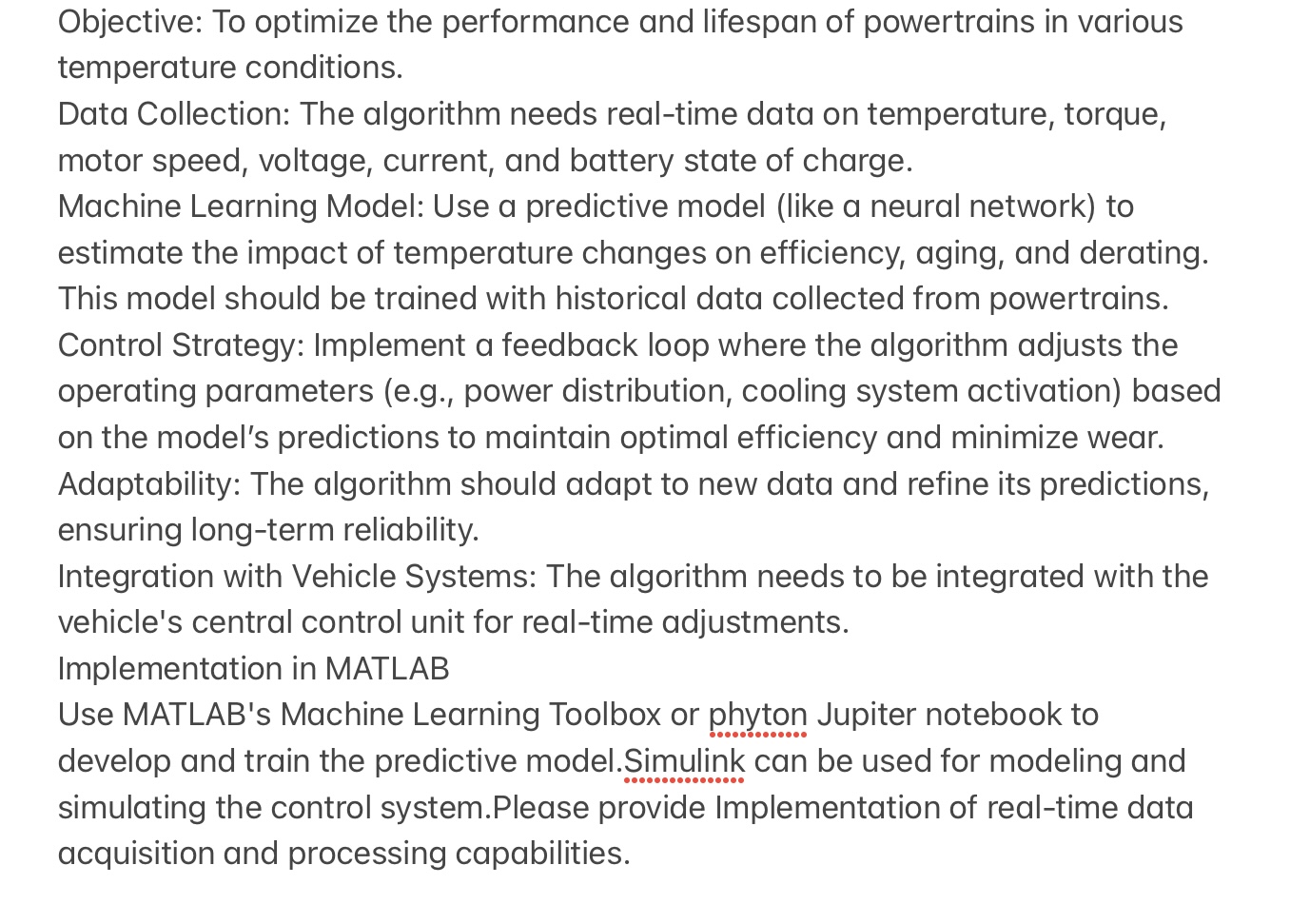 Solved Objective: To optimize the performance and lifespan | Chegg.com