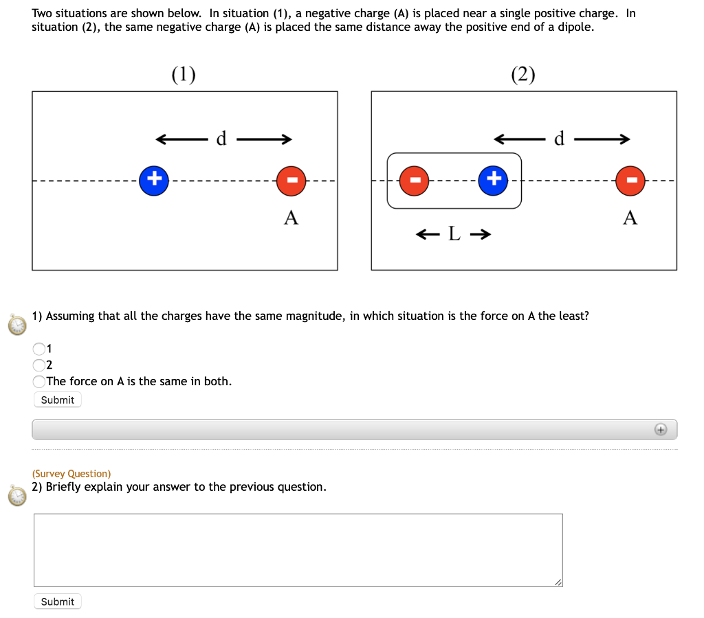 Solved Two situations are shown below. In situation (1), a | Chegg.com