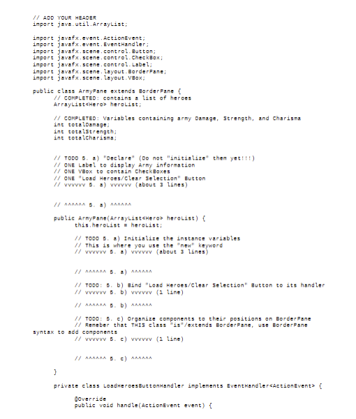 Program Description For Assignment #6, you will | Chegg.com