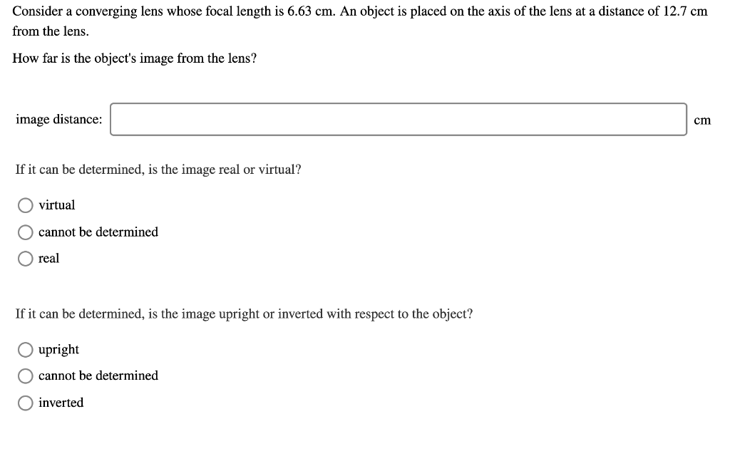 Solved An object 1.20 cm tall is placed 3.35 cm in front of | Chegg.com