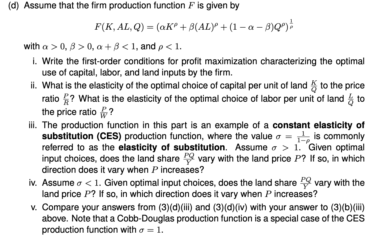Solved 3. More on Profit Maximization A firm has a | Chegg.com