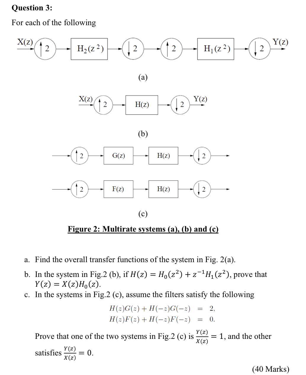 Solved For each of the following (a) (b) (c) Figure 2: | Chegg.com