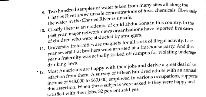 Exercise 8.2 For each of the enumerative inductions | Chegg.com