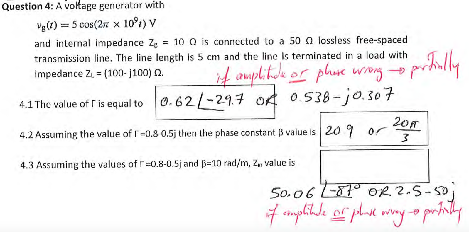 Solved Question 4: A voltage generator with | Chegg.com