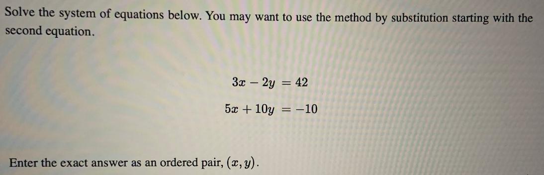Solved Determine Whether The Given Ordered Pair Is A