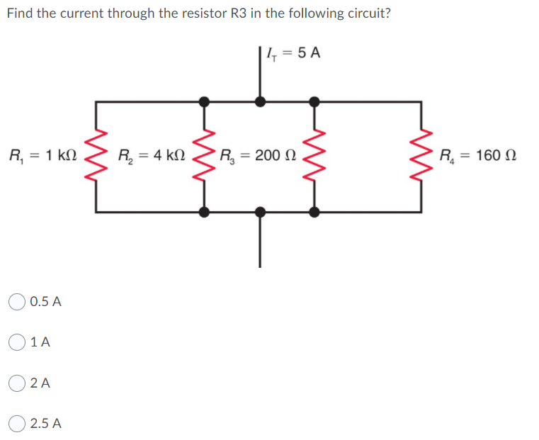 Solved Find the current through the resistor R3 in the | Chegg.com