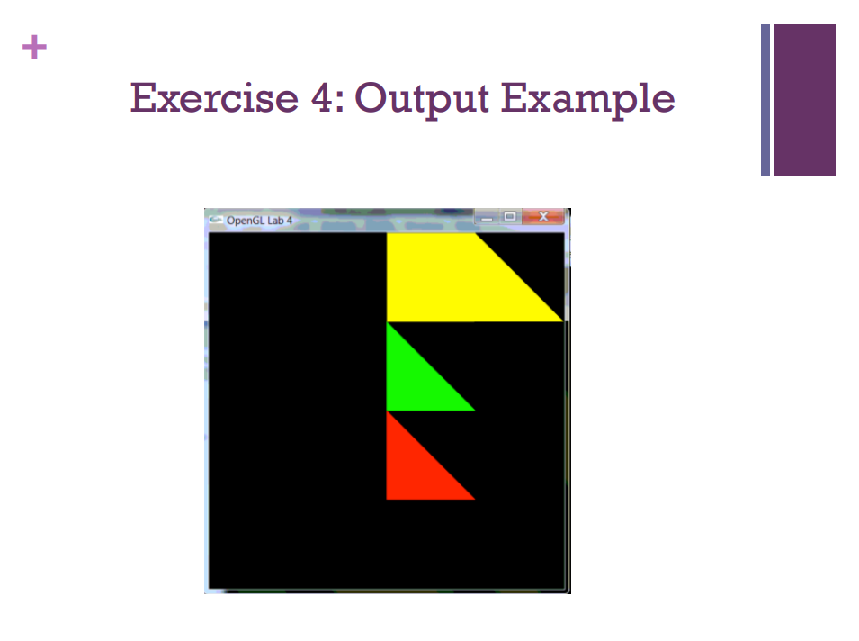Solved Exercise 1: Output ExampleExercise 3: Keyboard Events | Chegg.com