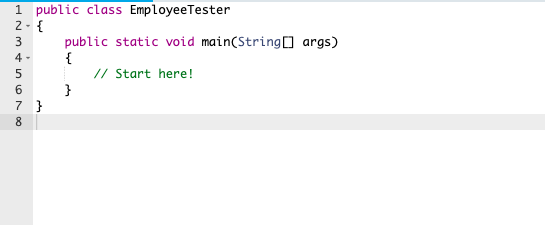Solved In this problem, you are going to create an Employee | Chegg.com