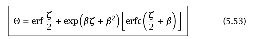 Solved boundary.Θ=erf2ζ+exp(βζ+β2)[erfc(2ζ+β)]A slab is | Chegg.com