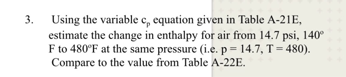 Solved 3. Using the variable c, equation given in Table | Chegg.com