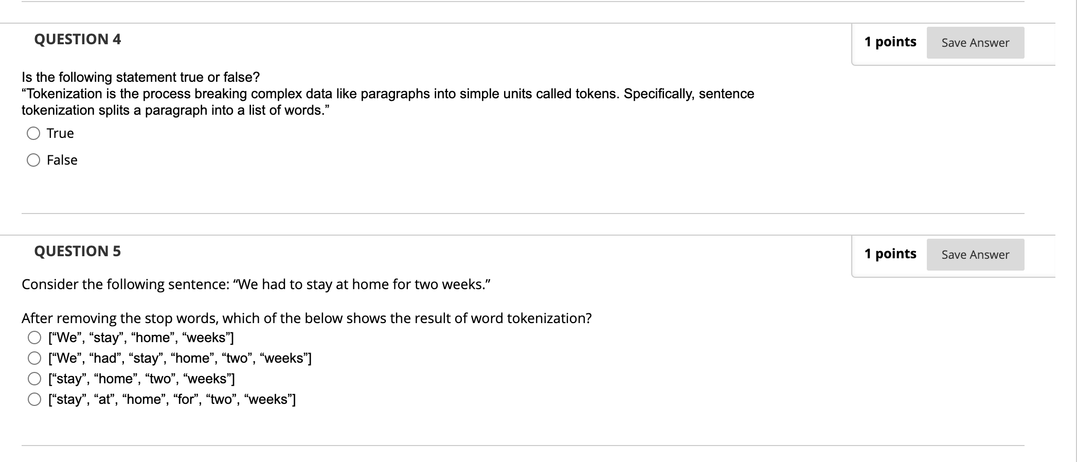 Solved Which of the below is not an example of textual data? | Chegg.com