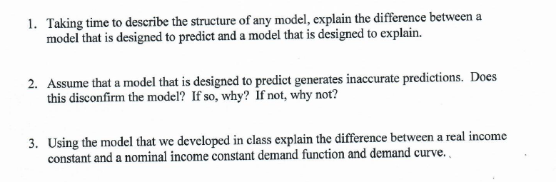 Solved 1. Taking time to describe the structure of any | Chegg.com