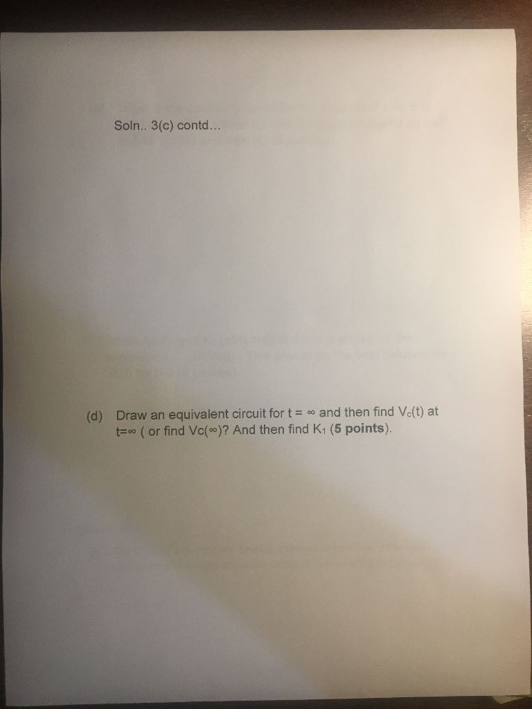 Solved Use the differential equation approach to find Vc(t) | Chegg.com