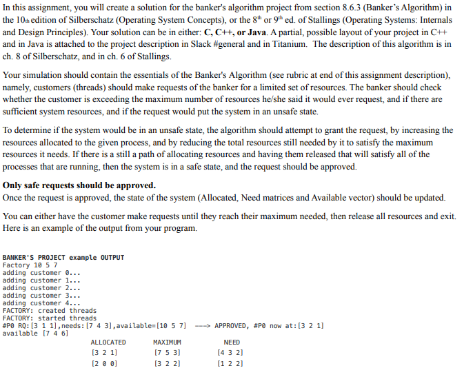 Solved In this assignment, you will create a solution for | Chegg.com