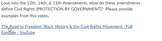 Look into the 13th, 14th, \& 15th Amendments. How do | Chegg.com