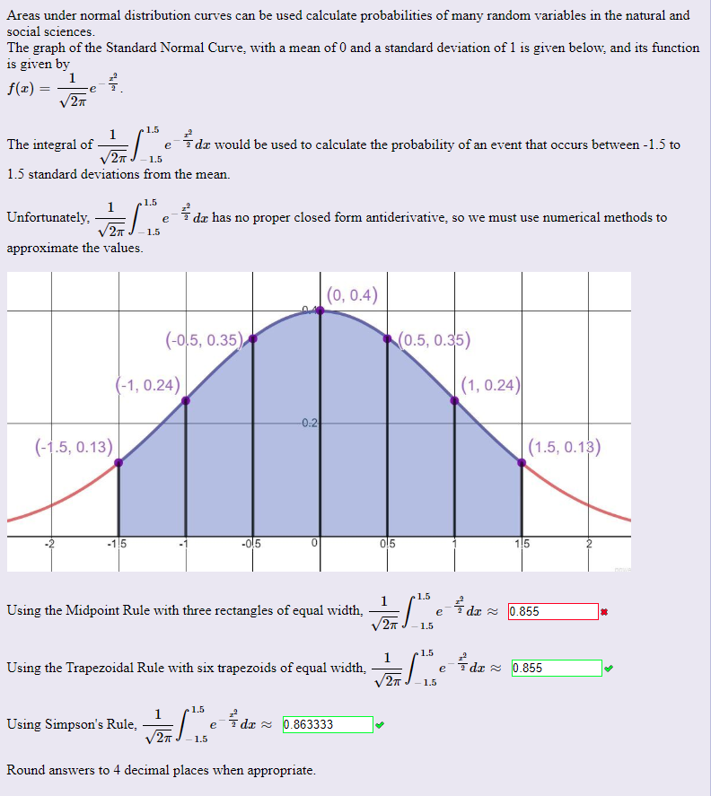 Solved Areas under normal distribution curves can be used | Chegg.com