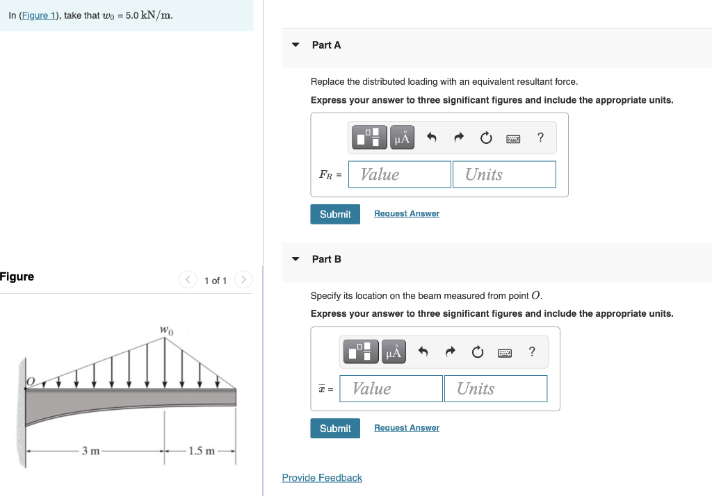 Solved In Figure 1 Take That Wo 5 0 KN m Part A Chegg