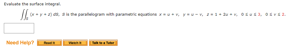 Solved Evaluate The Surface Integral S X Y