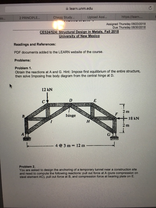 Solved learn.unm.edu 2 PRINCIPLE Chegg Study... Upload Assi | Chegg.com