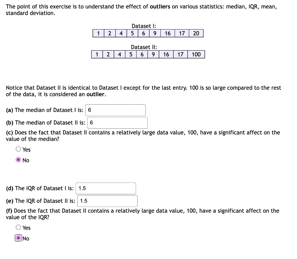 Solved The point of this exercise is to understand the | Chegg.com