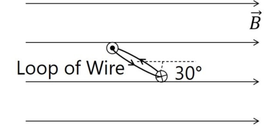 Solved A circular loop of wire with an area of 3.0 × 10–4 m2 | Chegg.com