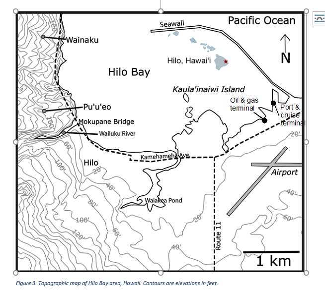 Solved Mitigation The map below shows the forecasted | Chegg.com