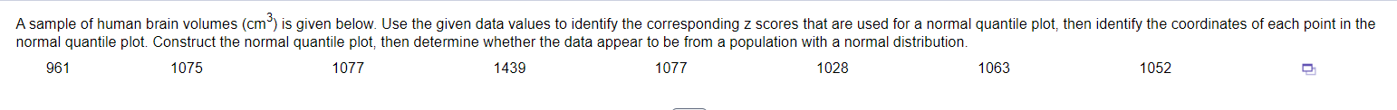 Solved normal quantile plot. Construct the normal quantile | Chegg.com